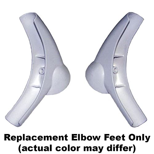 Replacement Part for Fisher-Price Butterfly Garden Papasan Cradle Swing - K7923 - Fits Other Models - Replacement White Elbow