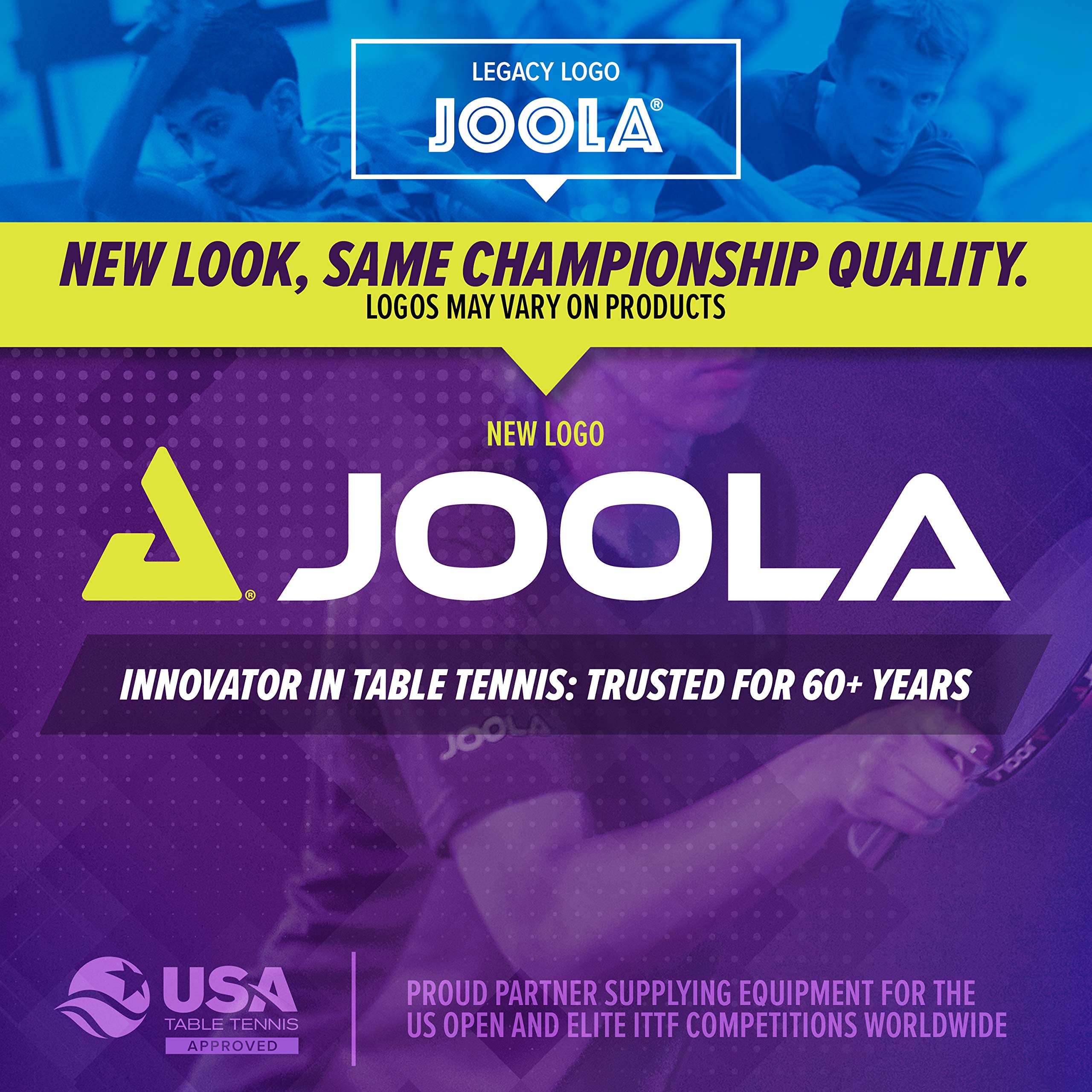 JOOLA Game Room Organizer with Ping Pong Paddle Holder, Table Tennis Ball Basket, Scoreboard, and Chalkboard