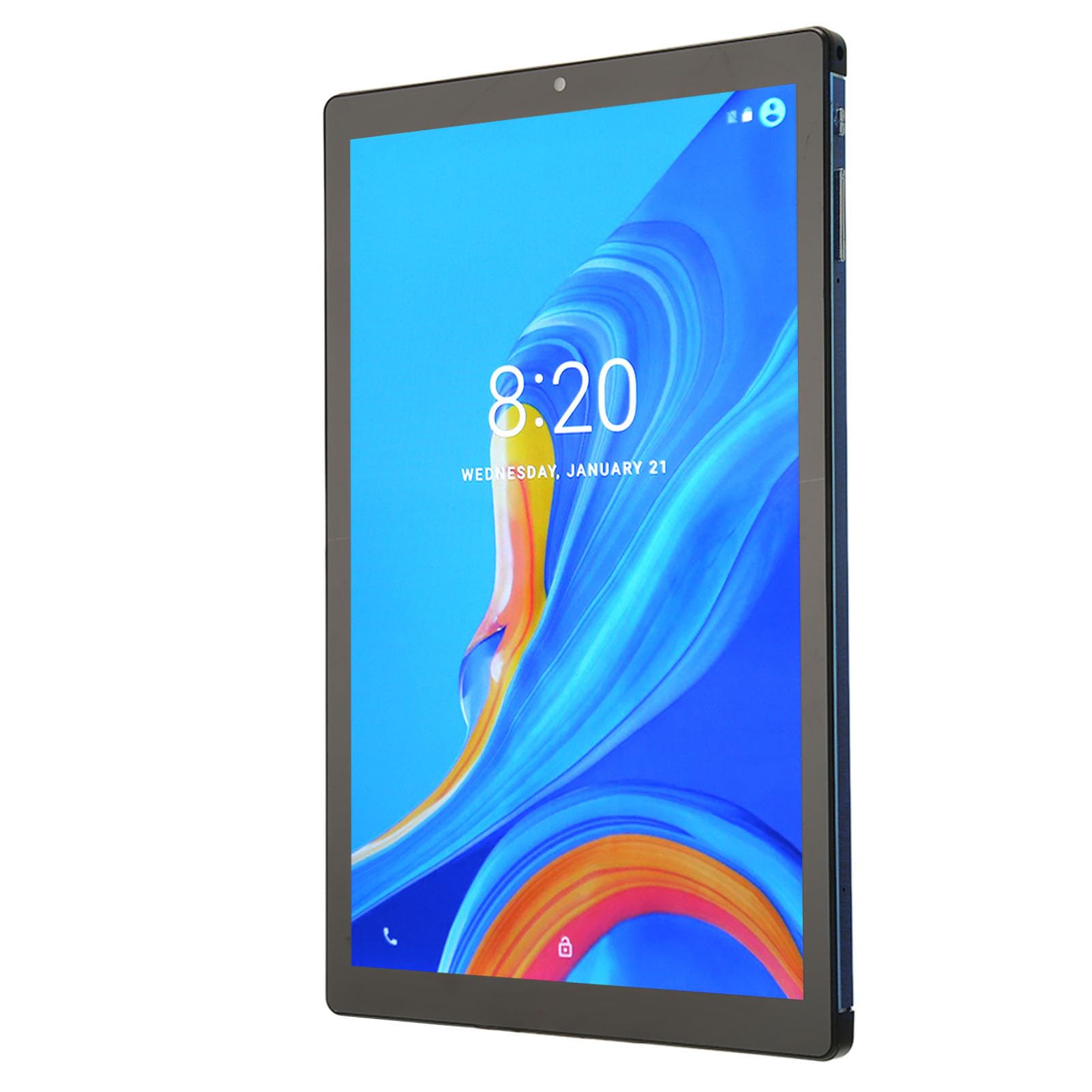 Luqeeg HD Tablet for Work with Earphones 6GB 128GB 10.1 Inch Tablet 100‑240V (US Plug)