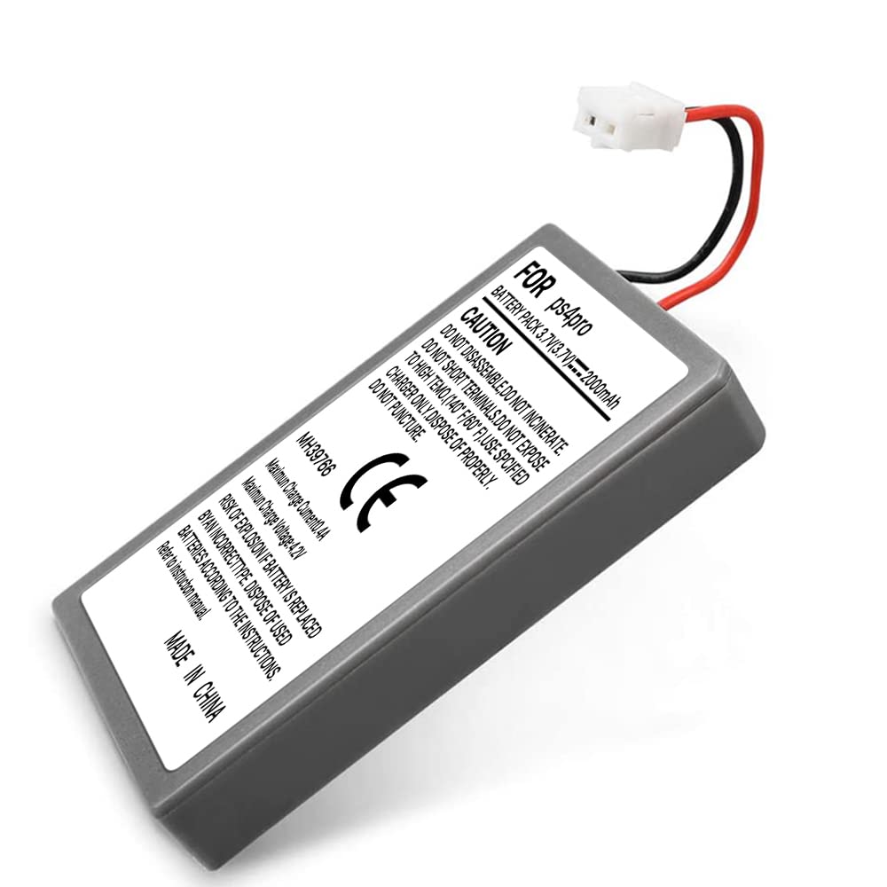 PS4 Pro Controller Battery,Replacement for Sony PS4 Pro/Slim Bluetooth Wireless Dual Shock Controller Second Generation CUH-ZCT2 or CUH-ZCT2U New 2016 Version,NOT Compatible with CUH-ZC1E or CUH-ZCT1U