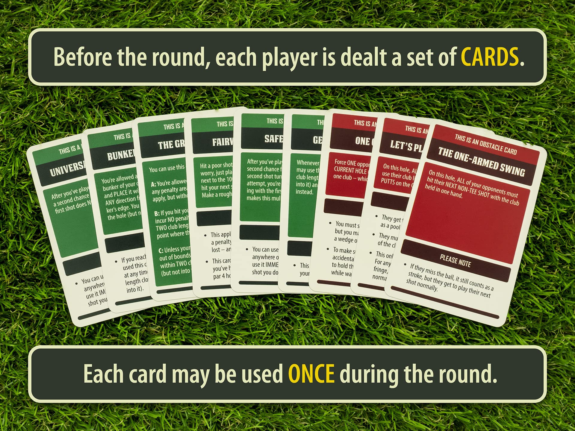 Mindmade Cards for Golfers - Make Golf Even More Fun with This On-Course Card Game