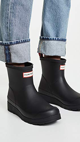 HUNTER Women's Rain Boot, Black, women 8