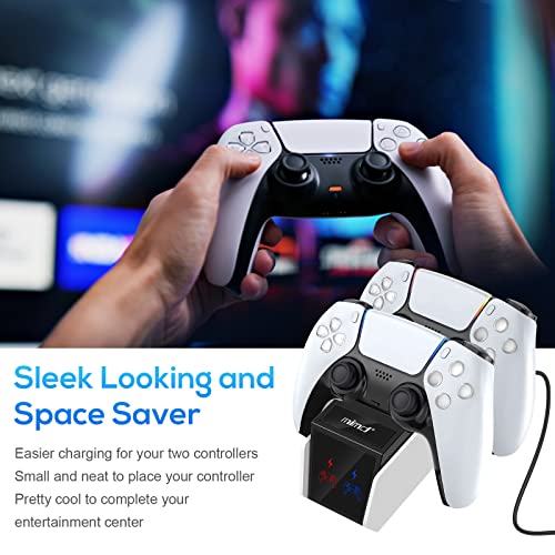 PS5 Controller Charger Station,Fancy Buying PS5 Charging Station, Dual Controller Charging Stand for Playstation 5, Docking Station Replacement for DualSense Charging Station