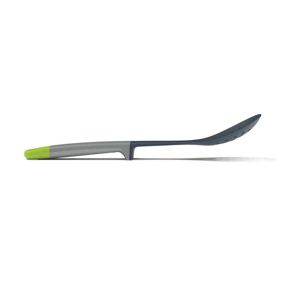 Joseph Joseph Elevate Nylon Slotted Spoon with Integrated Tool Rest, One-Size, Gray/Green