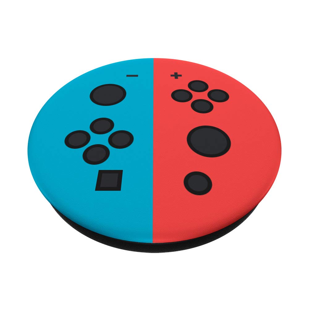 Retro Game Controller Classic Gamer Video Game Button Gaming PopSockets PopGrip: Swappable Grip for Phones & Tablets & Video Game Controller Phone Grip