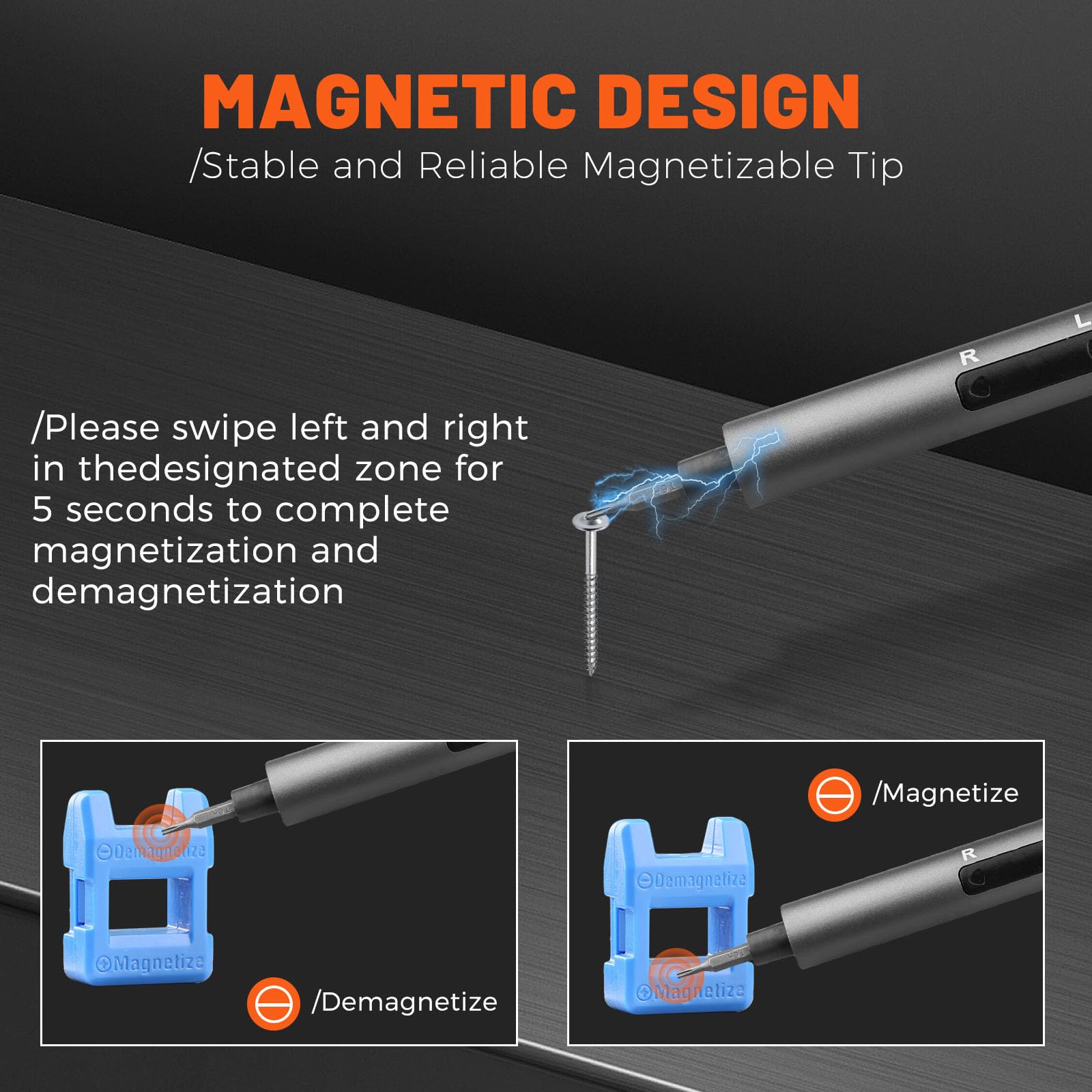 VECO-T Mini Electric Screwdriver,65-in-1 Precision Screwdriver Set with 54 Magnetic Bits,USB-C Rechargeable Repair Tool Kit for Repairing Watch Glasses Phone Camera Laptop