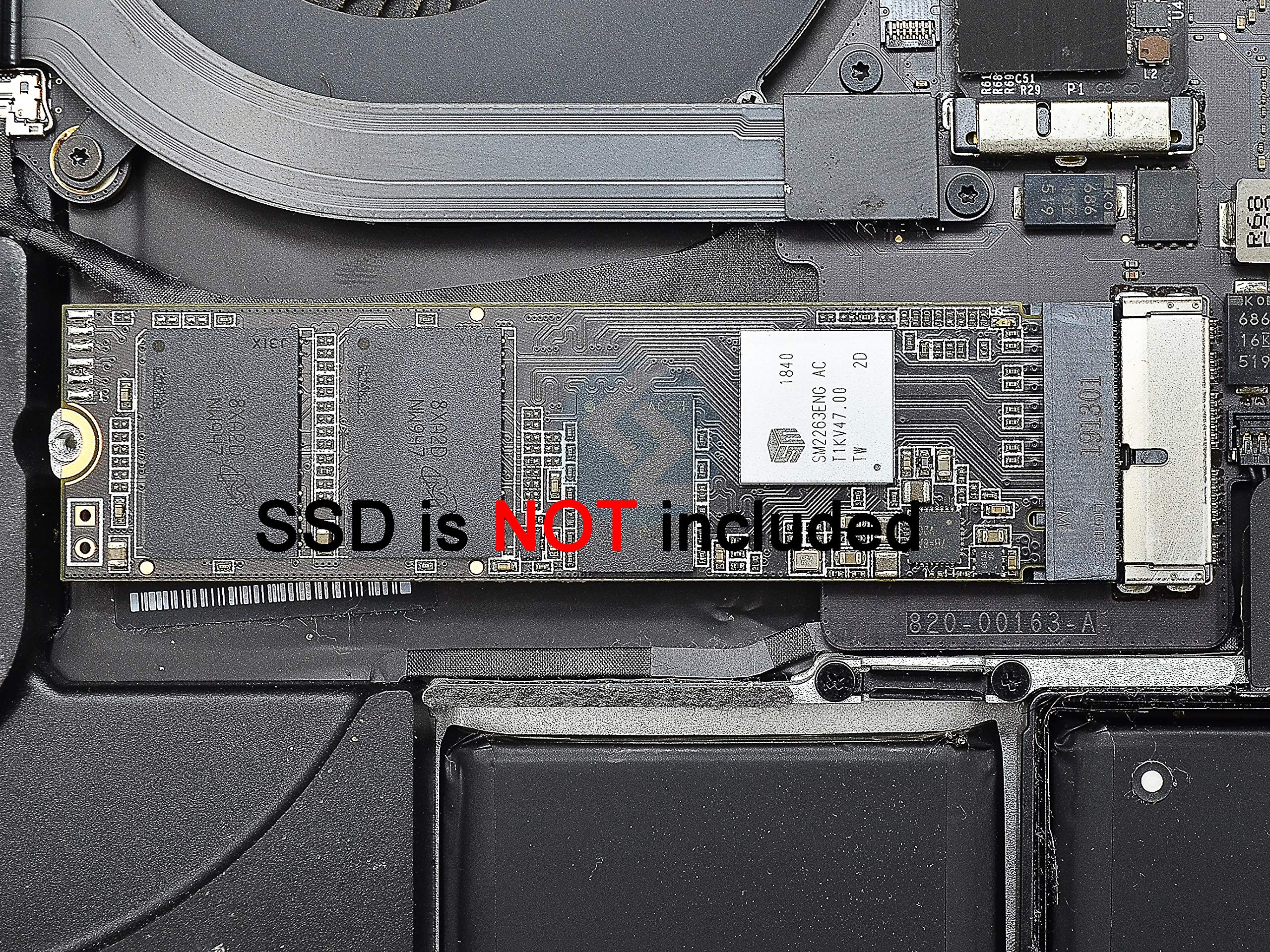 L2 - NGFF M.2 NVME SSD Adapter Card Upgraded Kit for Apple MacBook Air 11" A1465 13" A1466 2013 2014 2015 MacBook Pro 13" A1502 2013 2014 2015 MacBook Pro 15" A1398 Late 2013 2014 2015