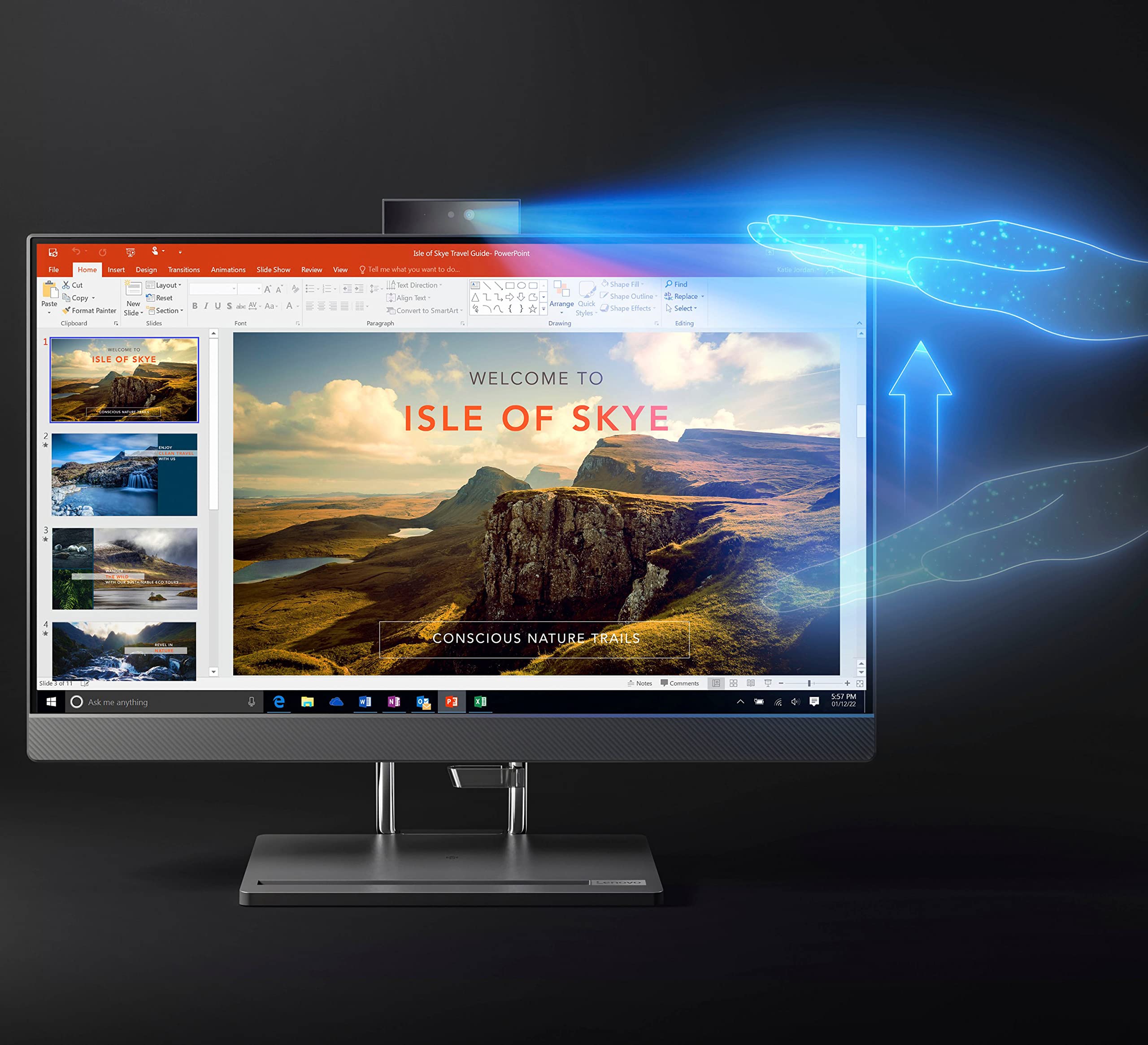Lenovo IdeaCentre AIO 5 24 23.8" Touchscreen FHD All-in-One Desktop Computer, 12th Gen Intel 12-Cores i5-12500H, 64GB DDR5 RAM, 2TB PCIe SSD, WiFi 6, Bluetooth 5.1, Windows 11