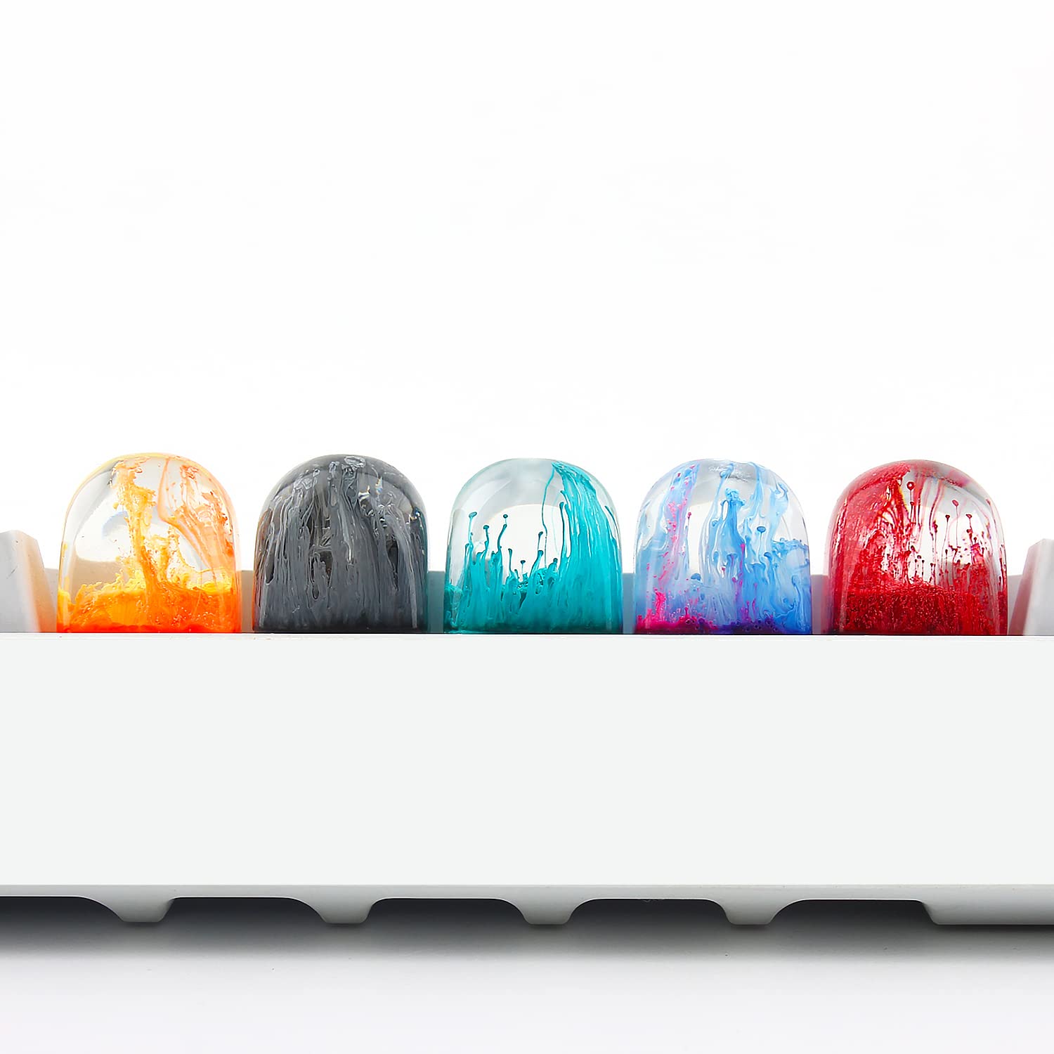 Pozbee Artisan Keycaps 5 PCS, Gaming Resin Keycap for PC Keyboard, Custom ESC Keycaps for Gamers, Cute Resin Keycap, Mountain Gaming Keycaps, Unique Ideas