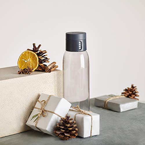 Joseph Joseph Dot Hydration-Tracking Water Bottle, 1 EA, Gray