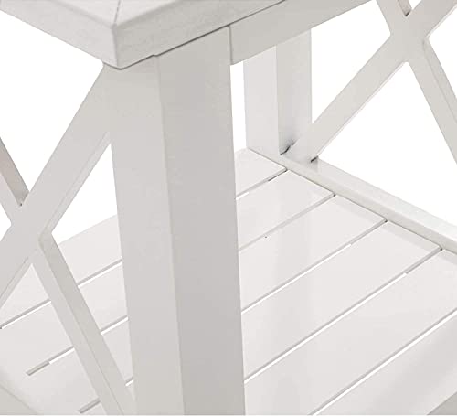 Shower Bench Waterproof - Bathroom Stool with Storage Shelf - Wood Style Bathroom Bench - Small Shower Stool for Shaving Legs - Non-Slip Adjustable Feet - Shower Seat Doubles as a Corner Shower Stool