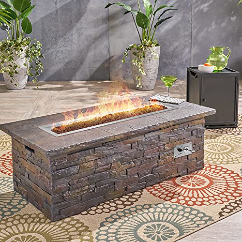 Stanbroil 36 x 6 inch Linear Drop-in Fire Pit Pan with Spark Ignition Kit Propane Gas Version, Rated for up to 65,000 BTU’s