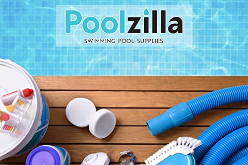 Poolzilla Pool Skimmer Cover 7.75-inch Diameter for Inground and Aboveground Pools Skimmer Lid Replacement for Pentair HydroSkim - Swimming Pool Accessories for Pool Maintenance- 1 Pack