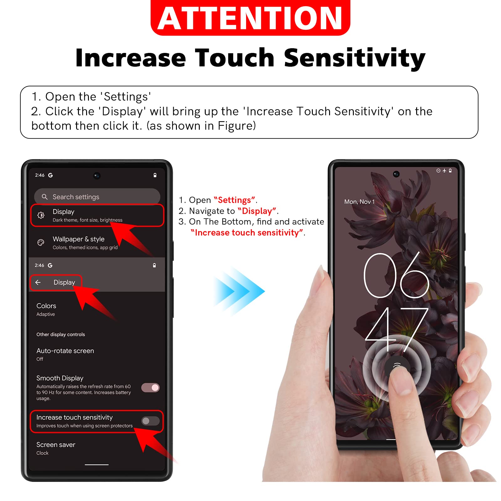 LK 2 Pack Screen Protector Compatible for Google Pixel 6 5G with 2 Pack Camera Lens Protector [Not fit for Google Pixel 6 Pro] Easy Install Tray, HD Clear 9H Hardness temepred galss for Pixel 6
