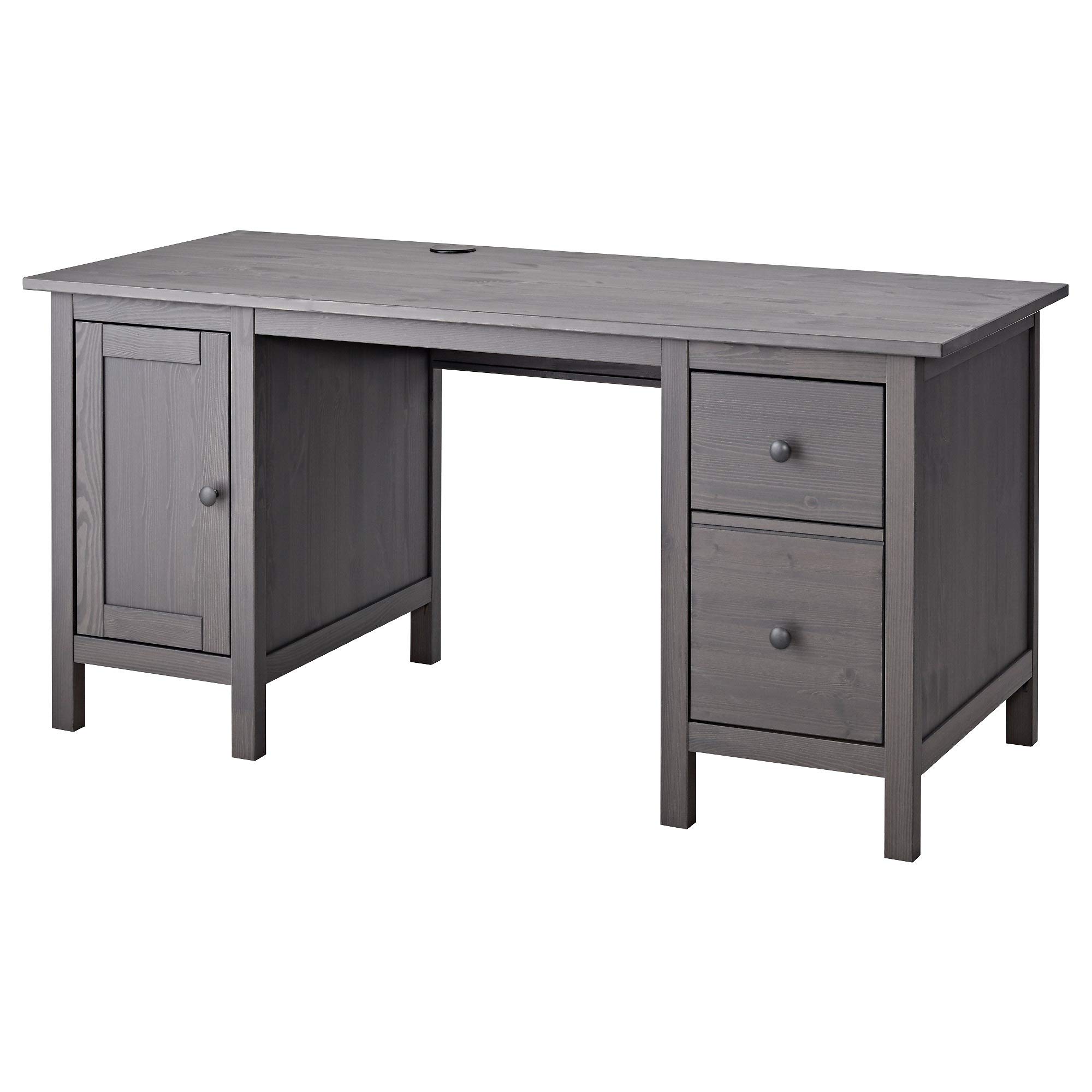 IKEA Hemnes Desk, Gray Dark Gray Stained