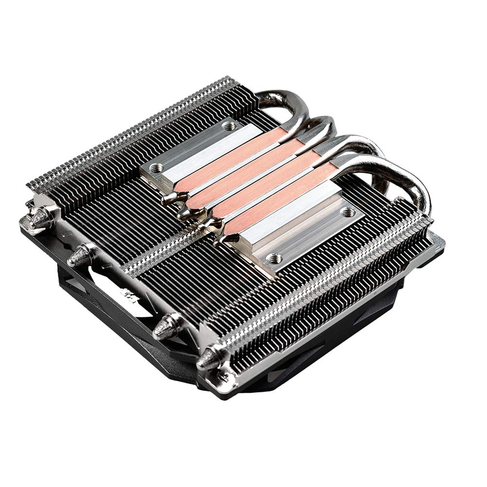ID-COOLING IS-30 30mm Height Mini-ITX Low Profile Cooler with 92x92x12mm Slim Big Airflow Fan, Black Color Theme, AM4 and LGA115X, TDP 95W