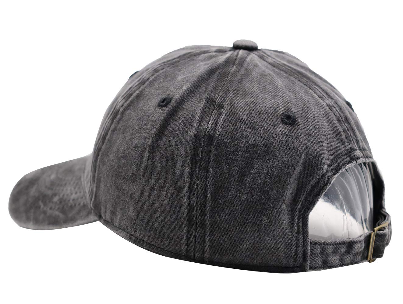 Kamaple This is How I Roll Golf Cart Hat, Funny Golfers Adjustable Cotton Denim Baseball Cap for Men & Women Gray