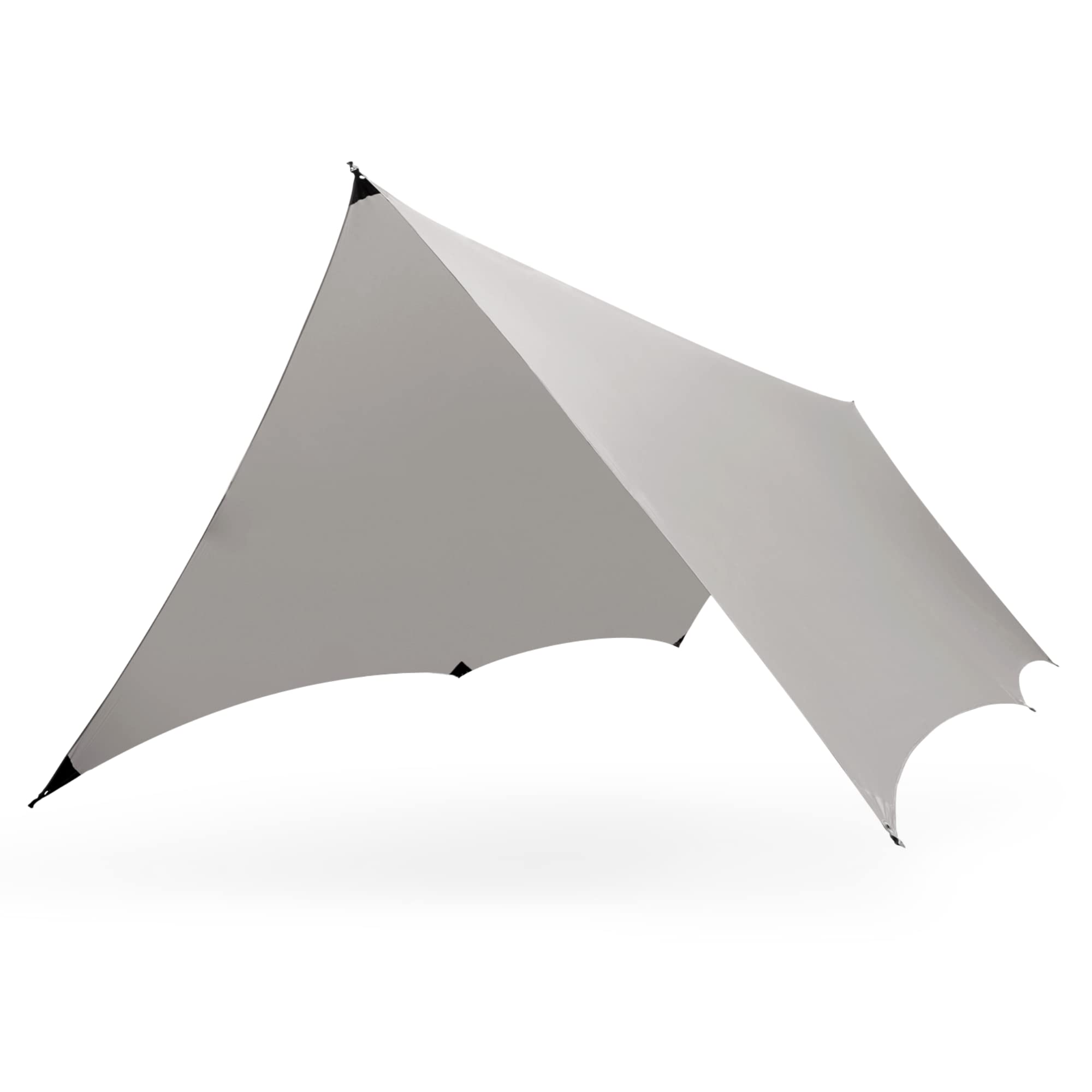 KAMMOK Kuhli Ultralight | Versatile Weather Shelter, (Waterproof, Durable, Portable, Camping Tarp, Hammock Tarp, Rain Cover), Crater Gray