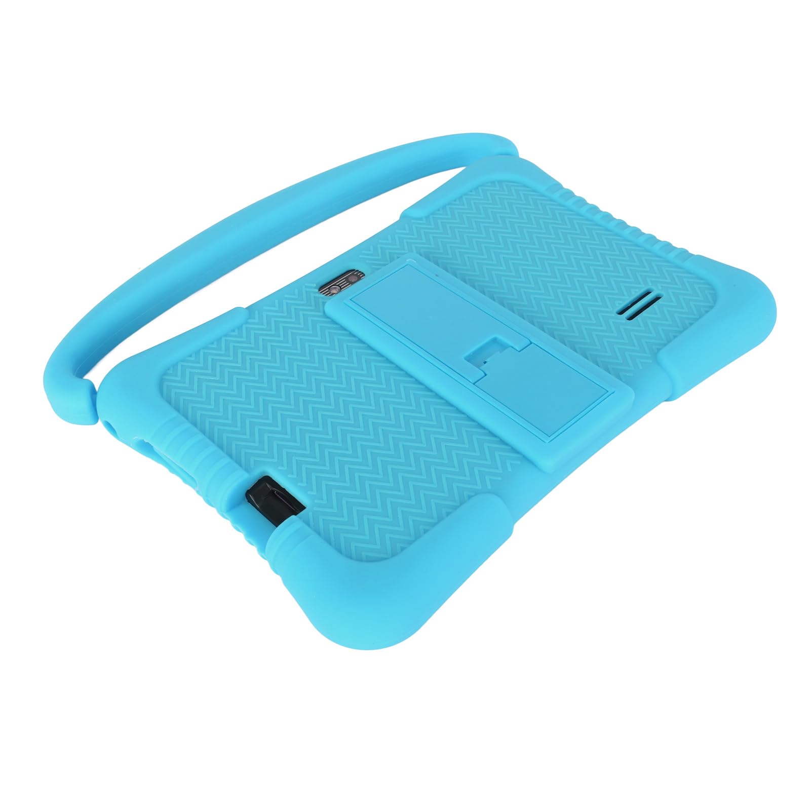 Kids Tablet, 7 inch 2GB 32GB Quad Core Processor Toddler Tablet with Dual Camera, 3D Design Kids Tablets with Protective Cover for Girls and Boys 110‑240V (US Plug)