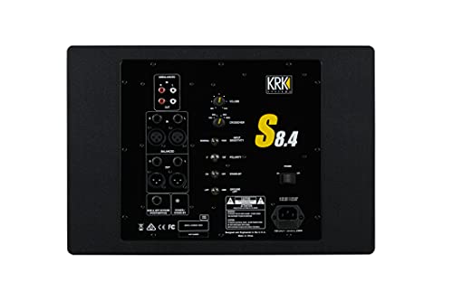 KRK S8.4 S8 Generation 4 8" 109 Watt Powered Studio Subwoofer
