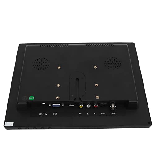 VGA AV BNC Monitor Input USB DC, HD LED Monitor Clear Picture Dual Speakers 100β240V with Remote Control for Laptops (US Plug)