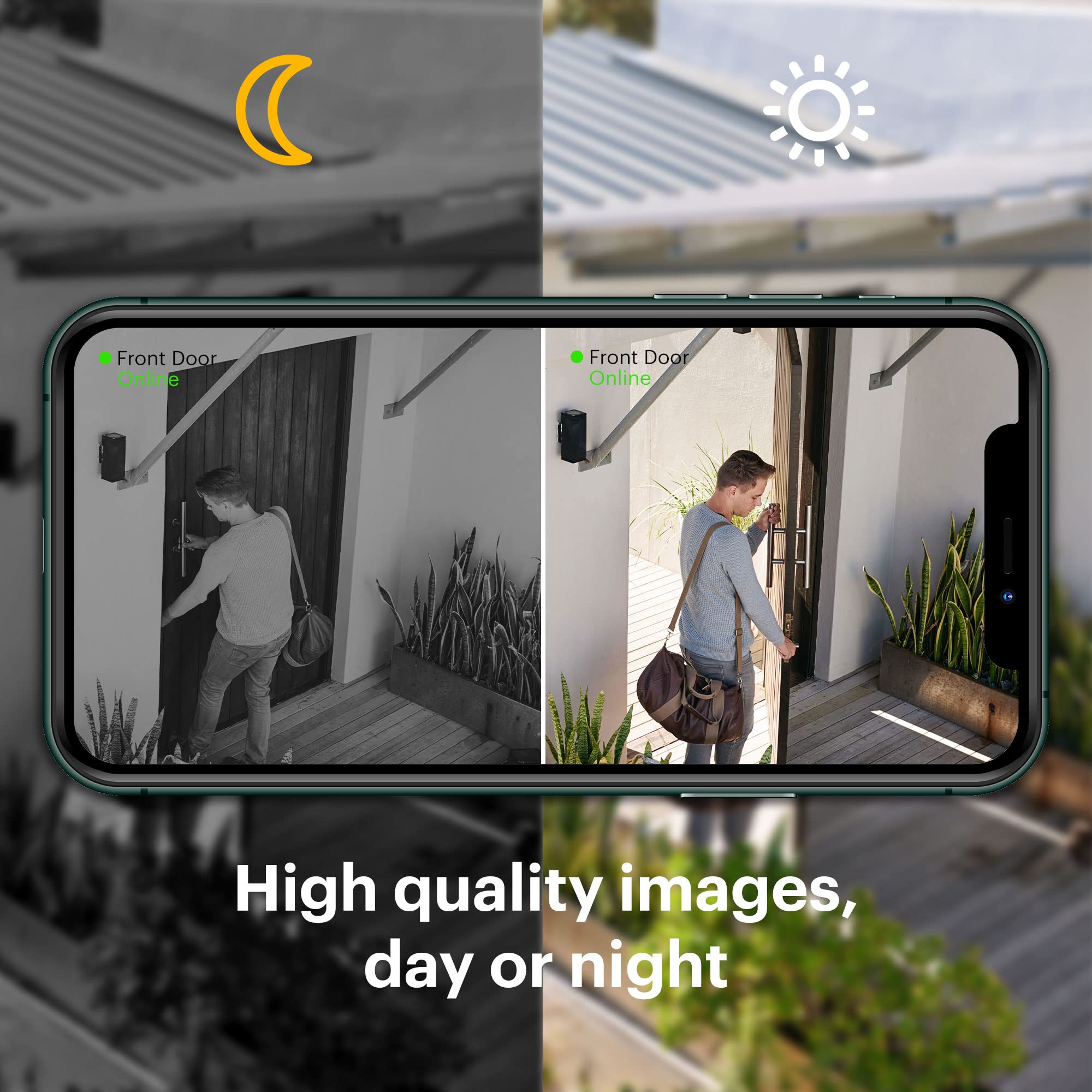 KODAK Infinio F882 Long Range Smart Security Cameras, Dual Pack (2) HD Outdoor Camera, Wire-Free, up to 90 Days Battery Life, Weather-Proof, iOS and Android App. No Subscription Fee.