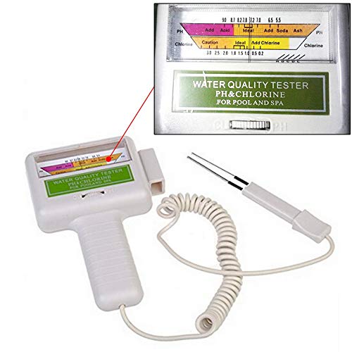TenYua PC-101 PH CL2 Chlorine Tester Water Quality Tester Portable Home Swimming Pool Spa Aquarium PH Meter Test Monitor