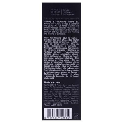 RITUALS Homme Invigorating Beard Oil - Nourishing & Conditioning Oil with Argan & Basil - 1.0 Fl Oz