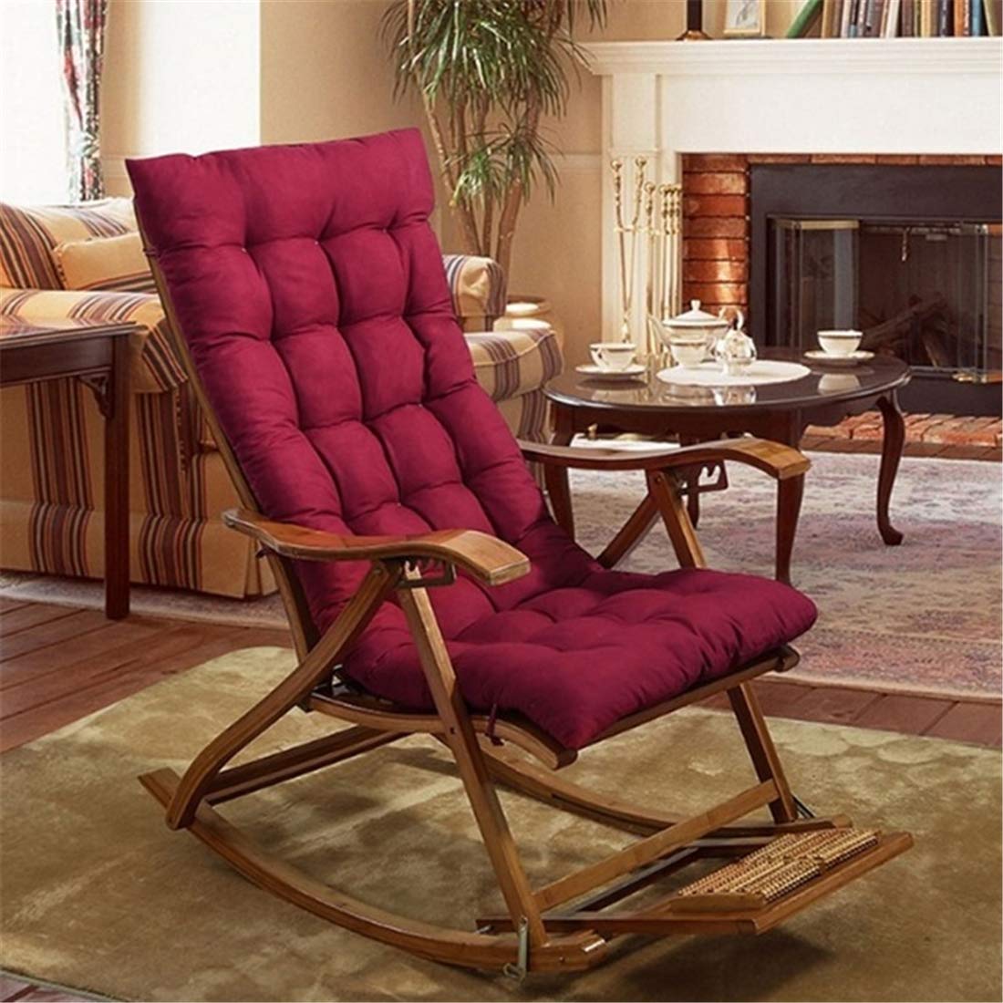 JONARO 1 PC Solid Universal Recliner Rocking Chair Mat Sofa Soft Back Cushions Pillow Chair Tatami Mat Lounger Recliner Pad