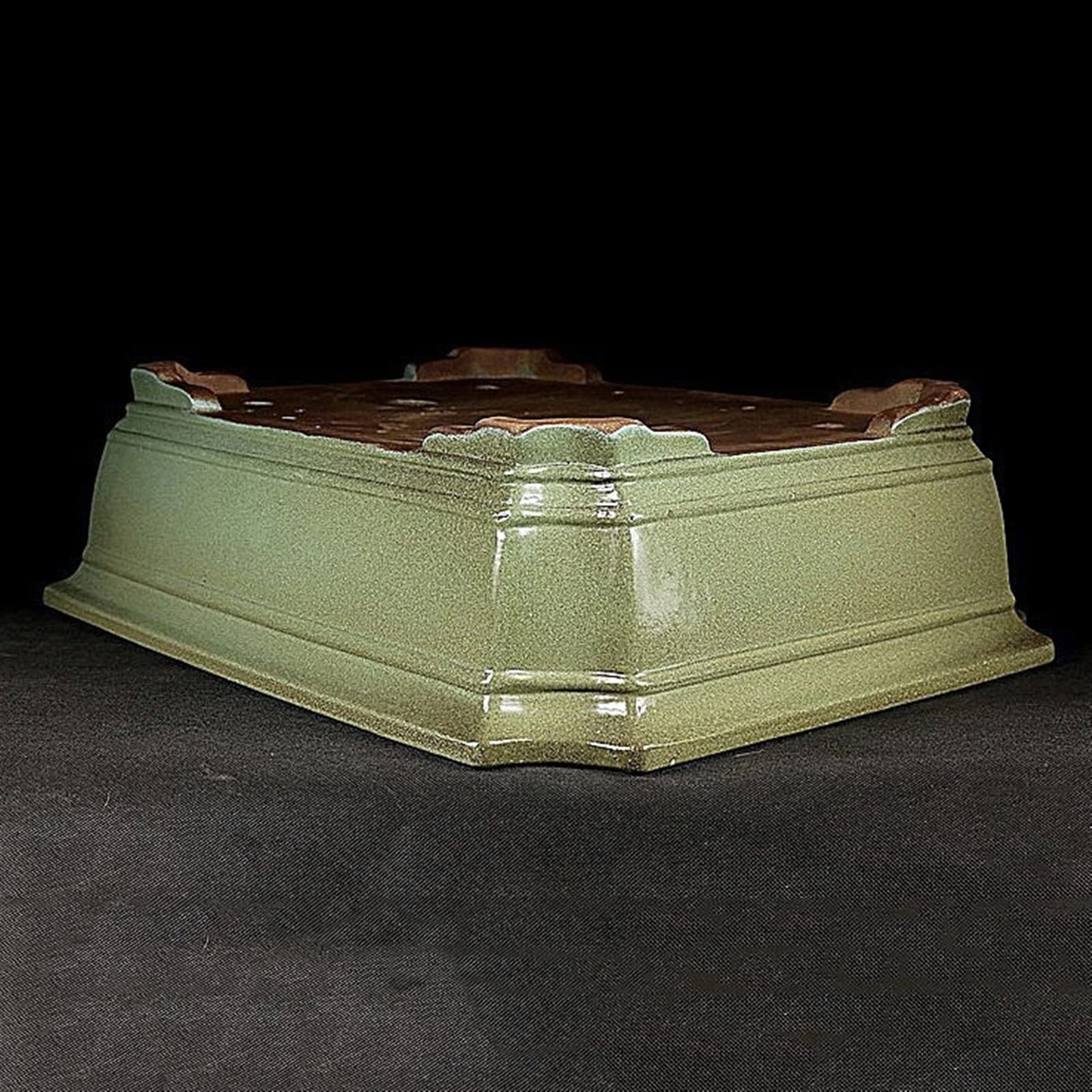 Planters Rectangular Extra-Large Bonsai Flower Pot Indoor and Outdoor Courtyard Balcony Floor-to-Ceiling Plant Pot (Bottom Punch) Flower Pot