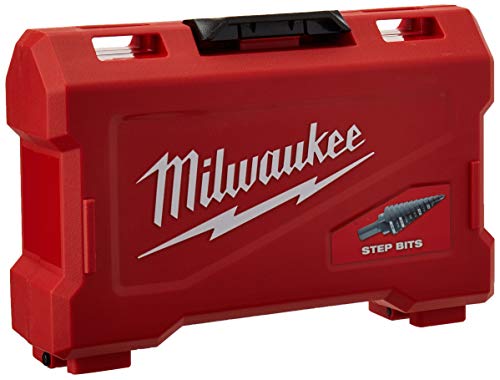 Step Drill Bit Set, Hss, 1/8-1-3/8 In, 4 Pc