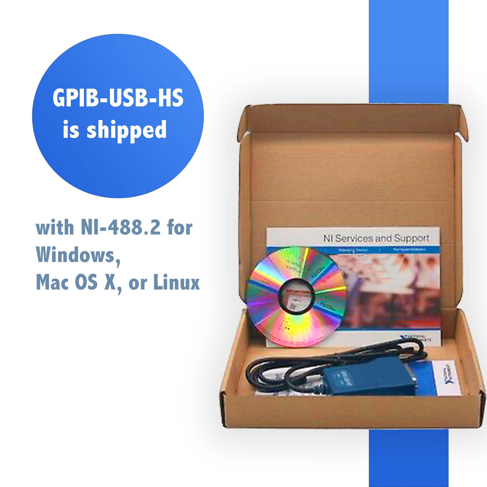 Replacement For National Instrumens NI GPIB-USB-HS Interface(778927-01) IEEE 488-NEW Lionx