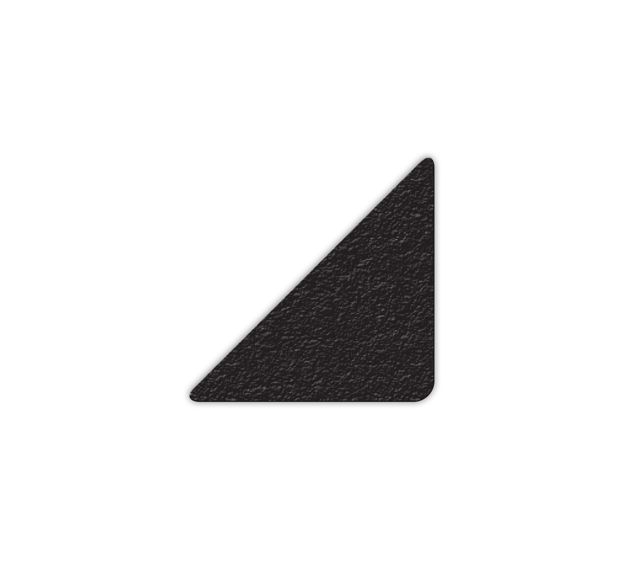 INCOM Manufacturing: Workplace Marker 3" Triangle, Black (Pack of 25)
