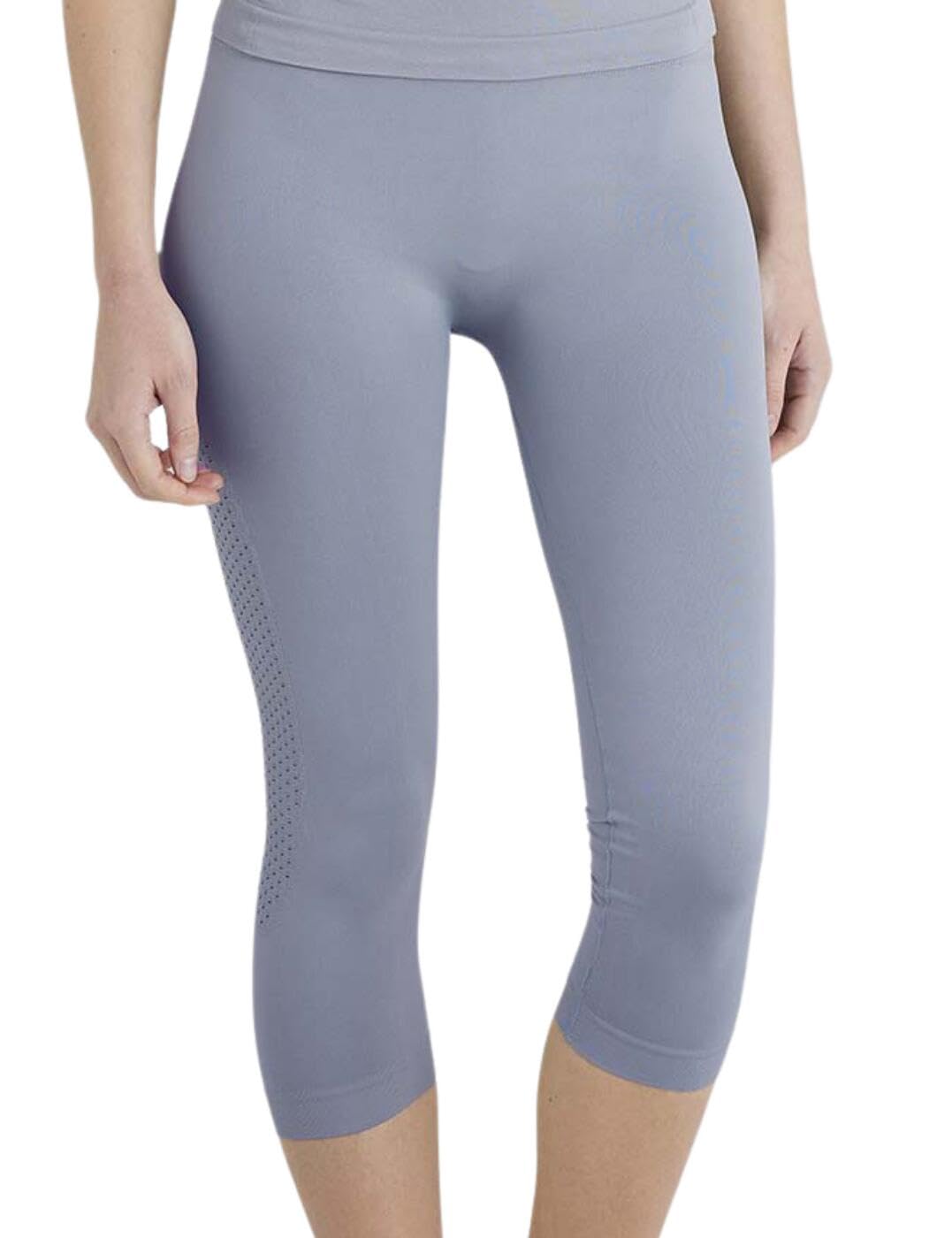 Pretty Polly Women's Eco Active Wear Capri Leggings, Purple (Blueberry), 2XL