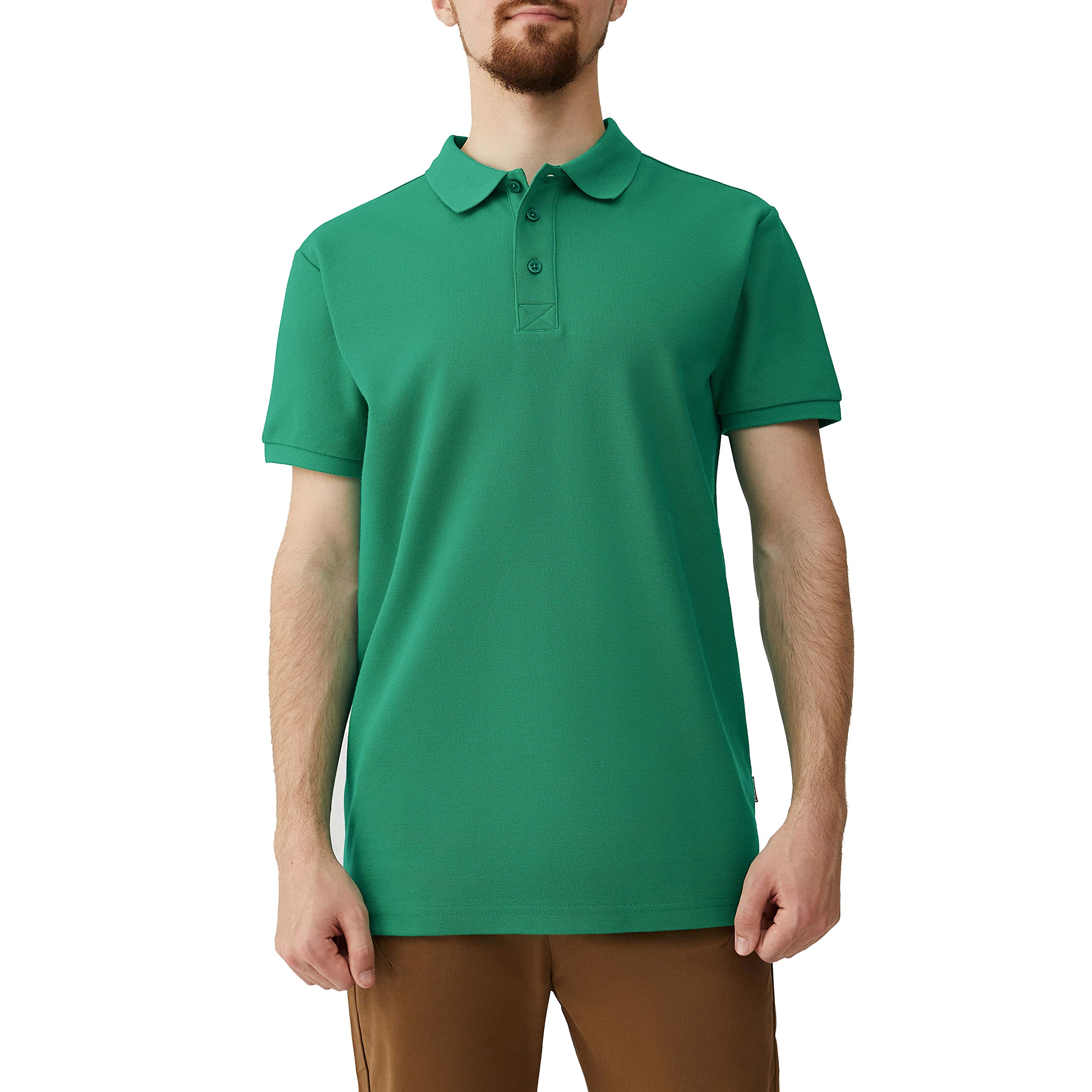 Men's Polo Classic Daily Golf Shirt Short Sleeve(Dark Green)