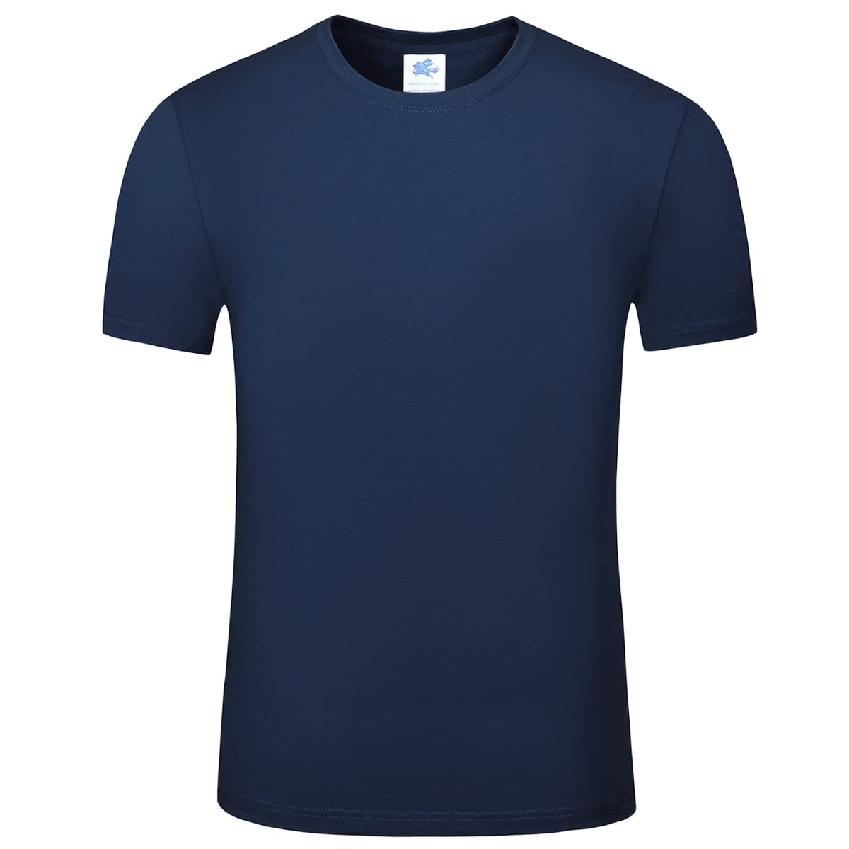 Men's Soft Stretch Cotton Breathable Athletic Workout Sports Short Sleeve Tee T-Shirt Tops(Yellow,2XL)