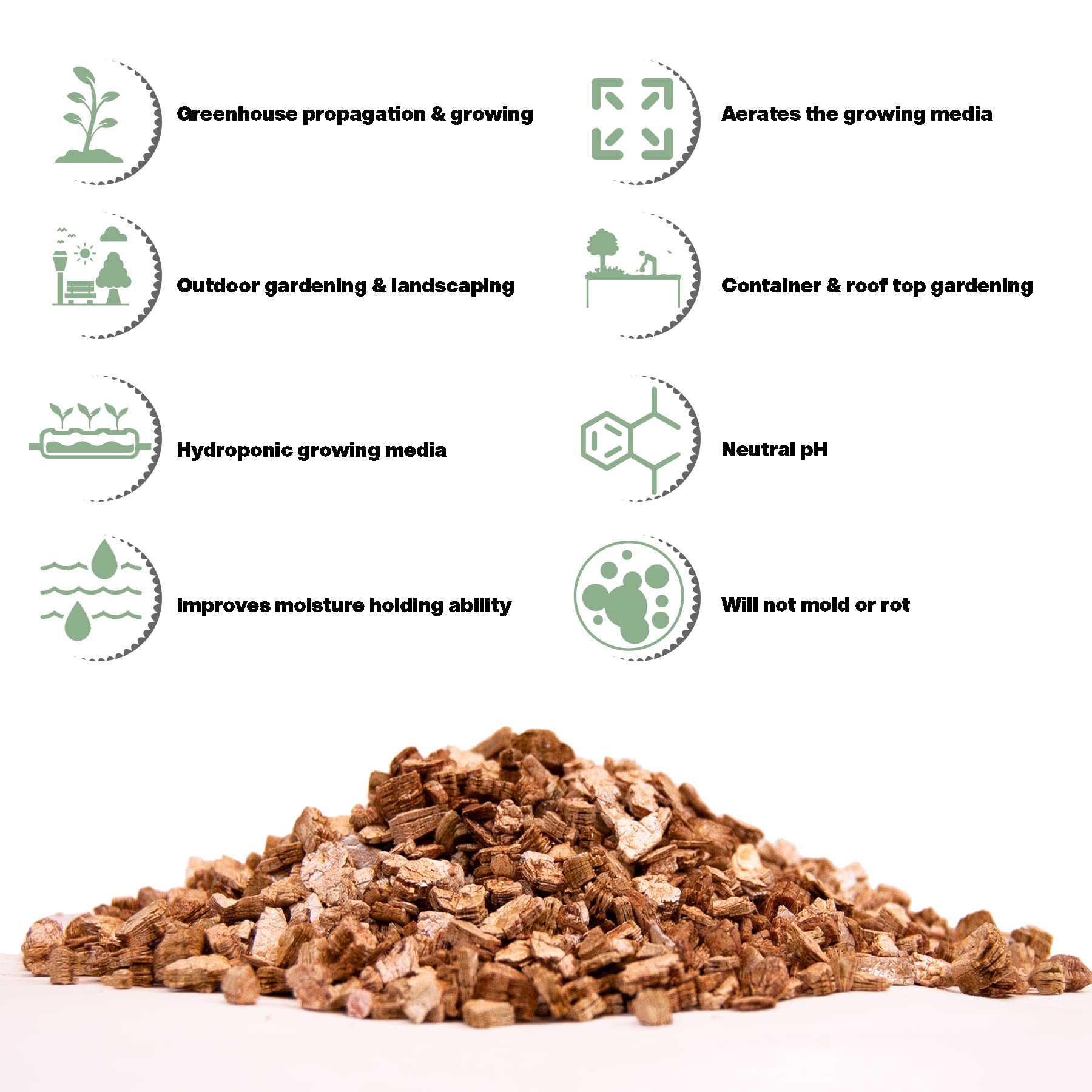 Viagrow Coarse and Chunky Vermiculite by Viagrow, Made in America (16 Qts / 4 Gallons / .53 CF / 1 Pack)