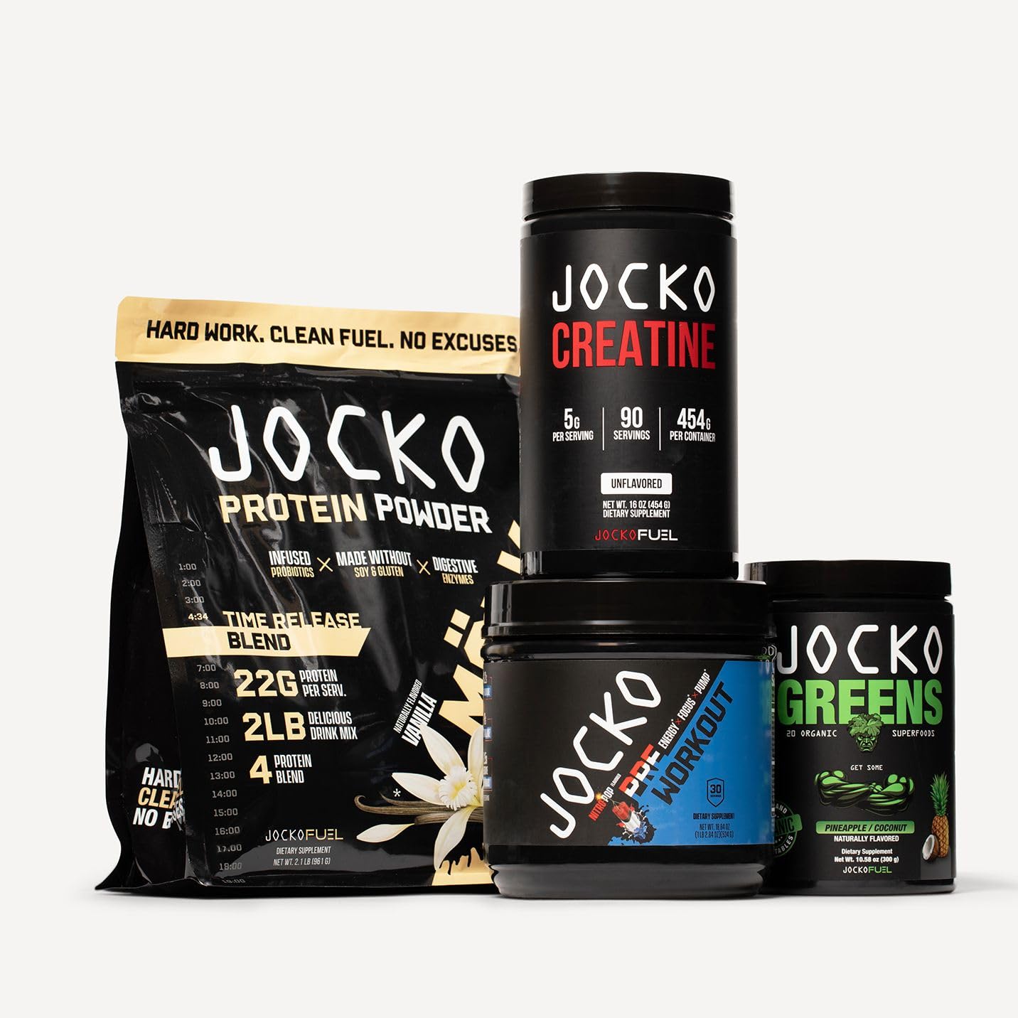 Jocko Mölk Whey Protein Powder - Keto, Probiotics, Grass Fed, Digestive Enzymes, Amino Acids, Sugar Free Monk Fruit Blend - Supports Muscle Recovery & Growth (2 LB, Vanilla)