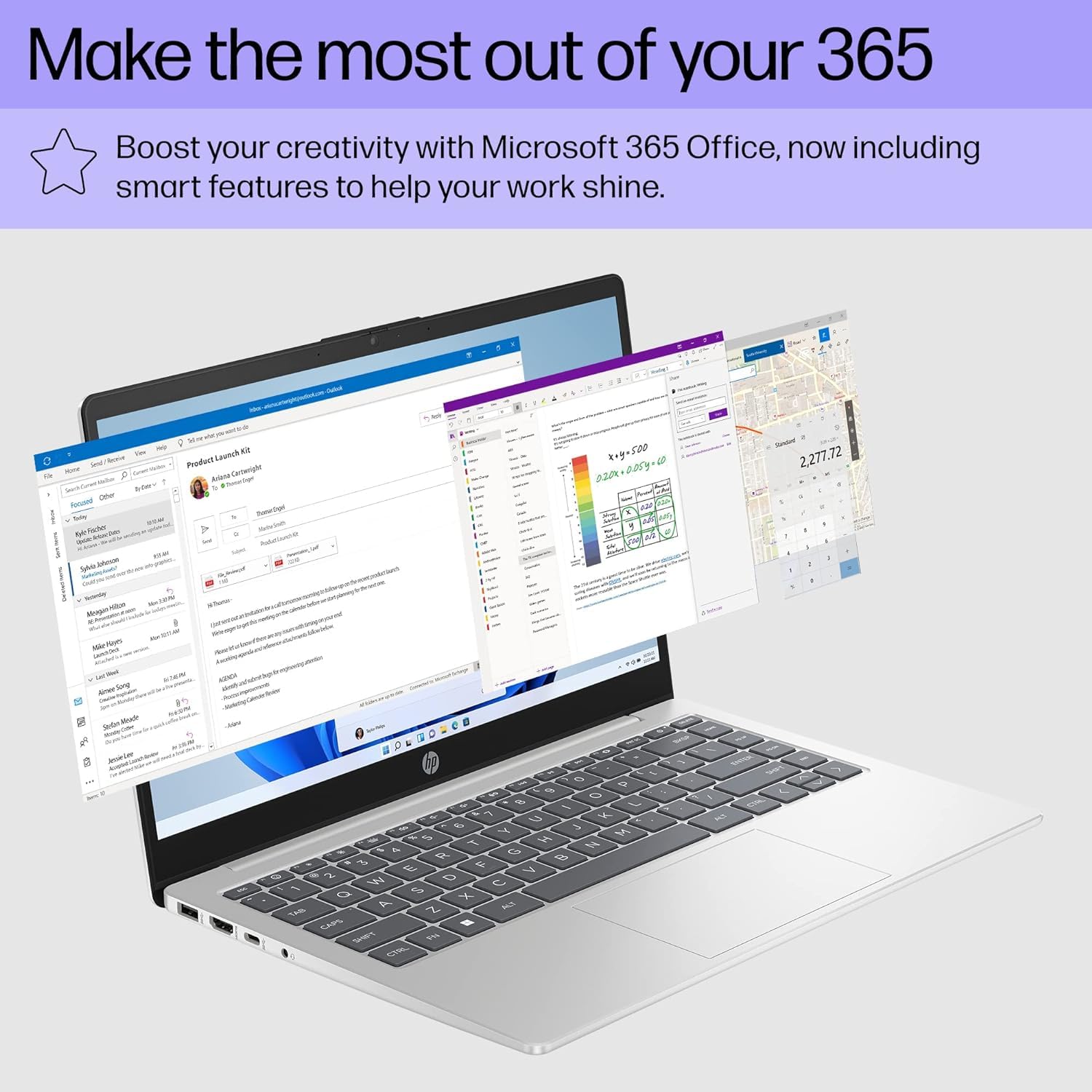 HP Newest 14 FHD Laptop Computer, Intel Quad-Core Pentium N200 (Beat i5-8250U), 16GB RAM, 1TB SSD, WiFi, Webcam, Fast Charge, Backlit Keyboard, 1 Year Microsoft Office 365, Win 11, w/GM Accessory