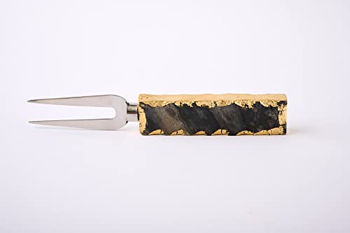 Mud Pie Marble Cheese, 3 Piece Set, White, board 8" x 8" | utensils 7" (41100042)