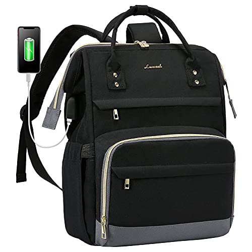 LOVEVOOK Laptop Backpack for Women Travel Backpack 15.6-Inch Backpack Purse with USB Port