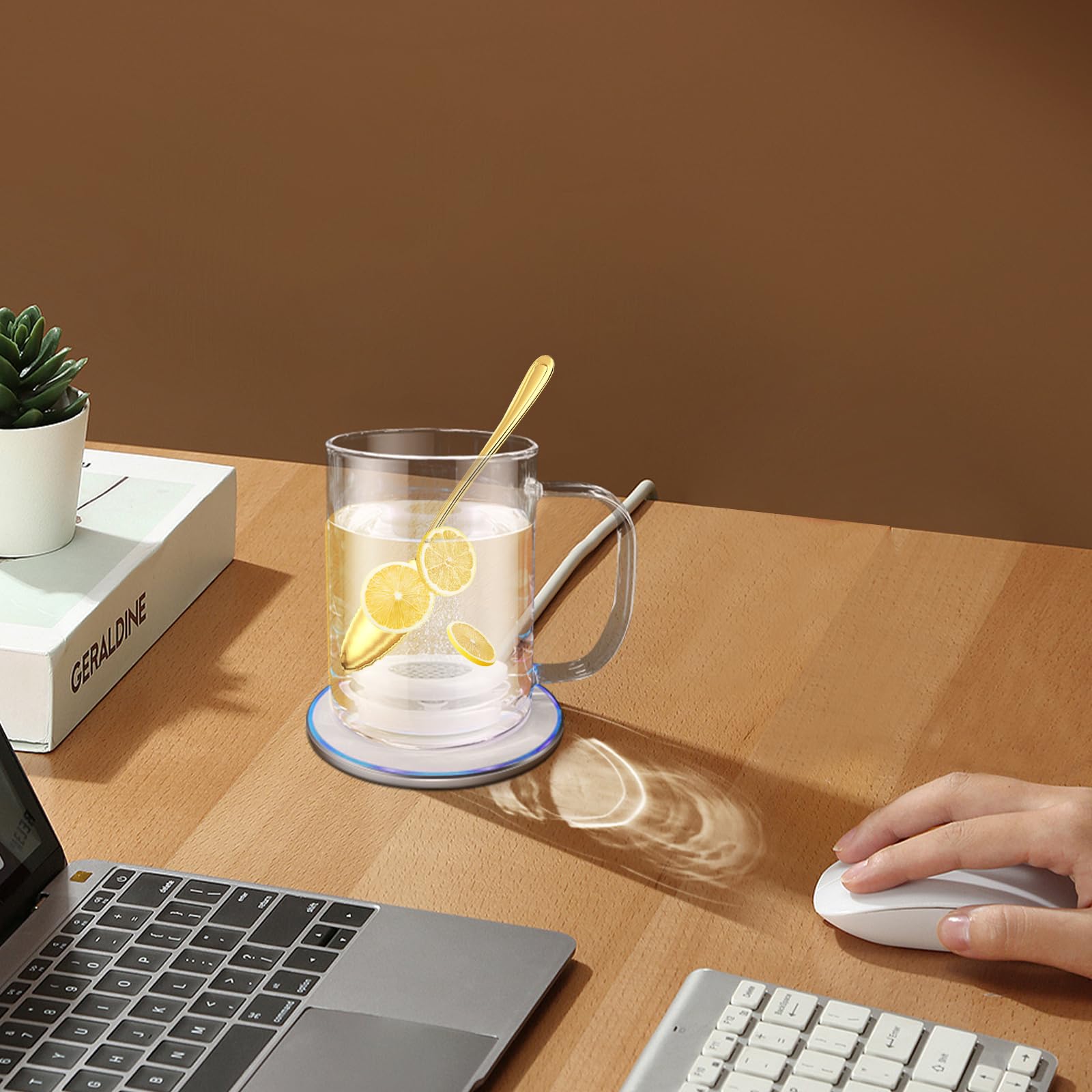 Hydrogen Water Cup,Portable Hydrogen Water Ionizer Machine Hydrogen Water Generator with New PEM and SPE Technology Hydrogen Rich Water Bottle Glass Health Cup Balanced PH Water Ionizer