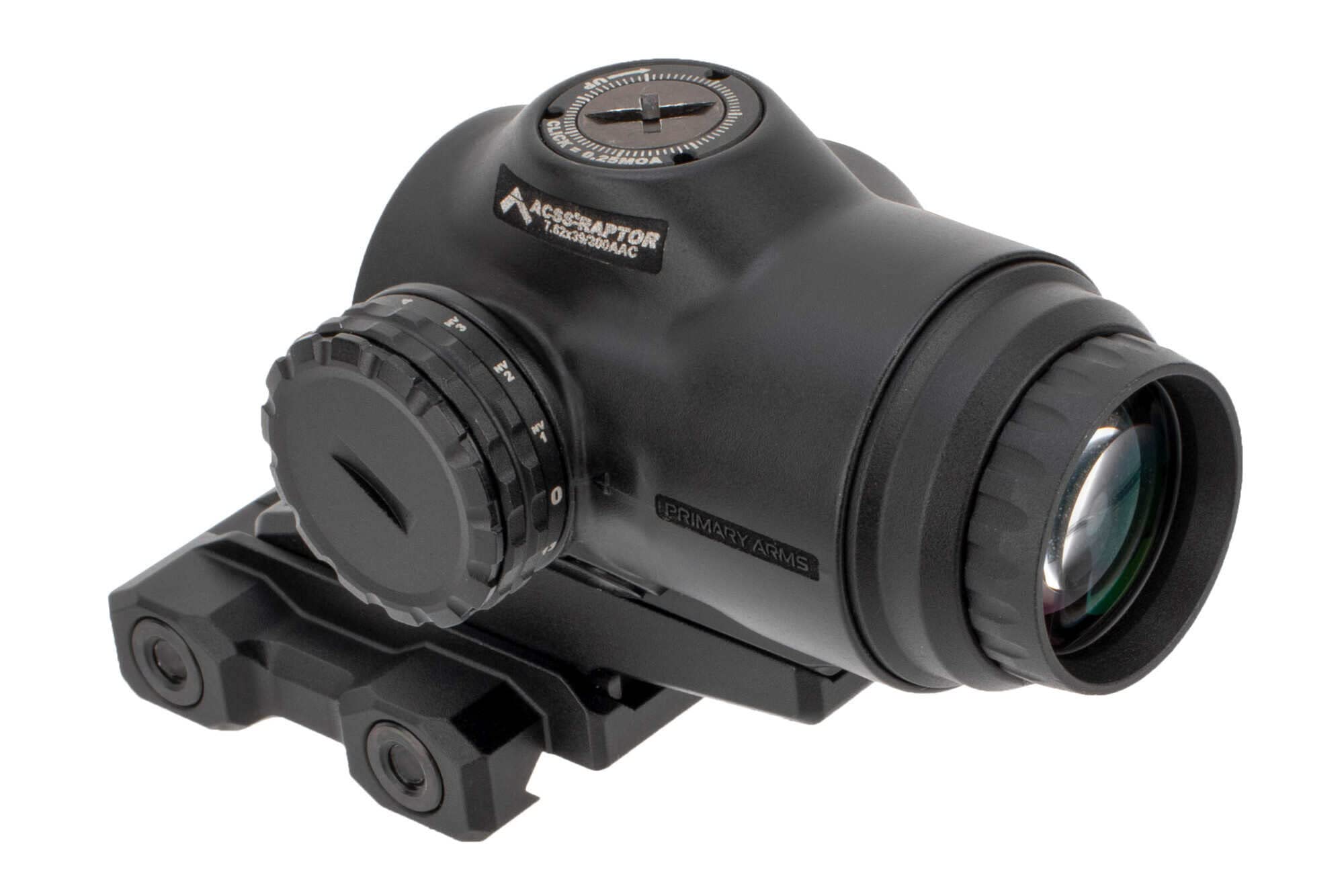 Primary Arms SLX 3X MicroPrism with Green Illuminated ACSS Raptor 7.62x39/300AAC Reticle - Yard