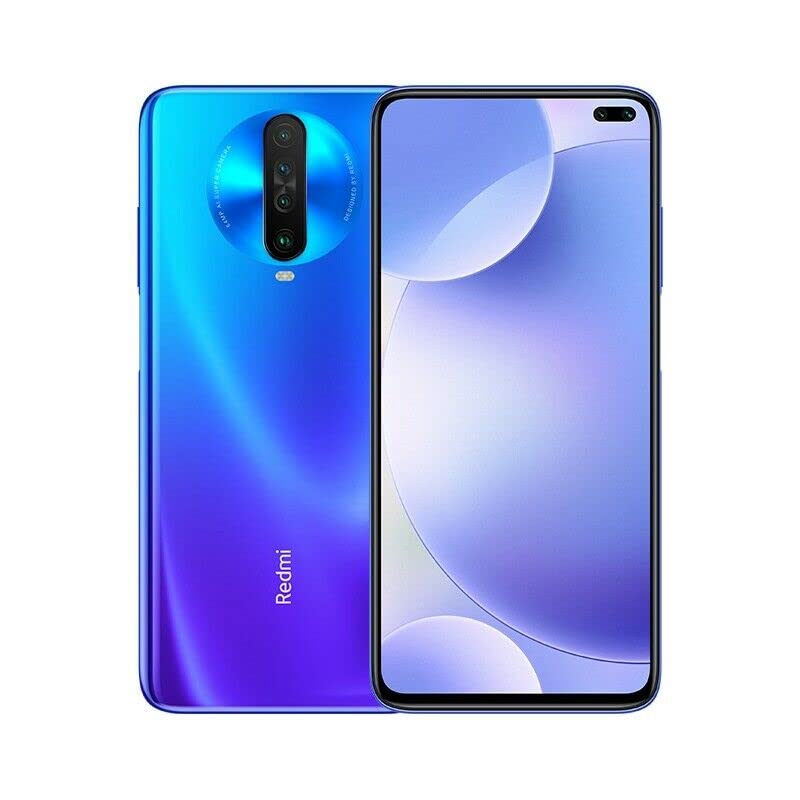 Xiaomi Redmi K30 4G LTE (256GB + 8GB) (NOT Verizon AT&T Cricket Straight Metro Talk) Quad Camera 6.67" + (w/Fast Car Charger) (Blue)