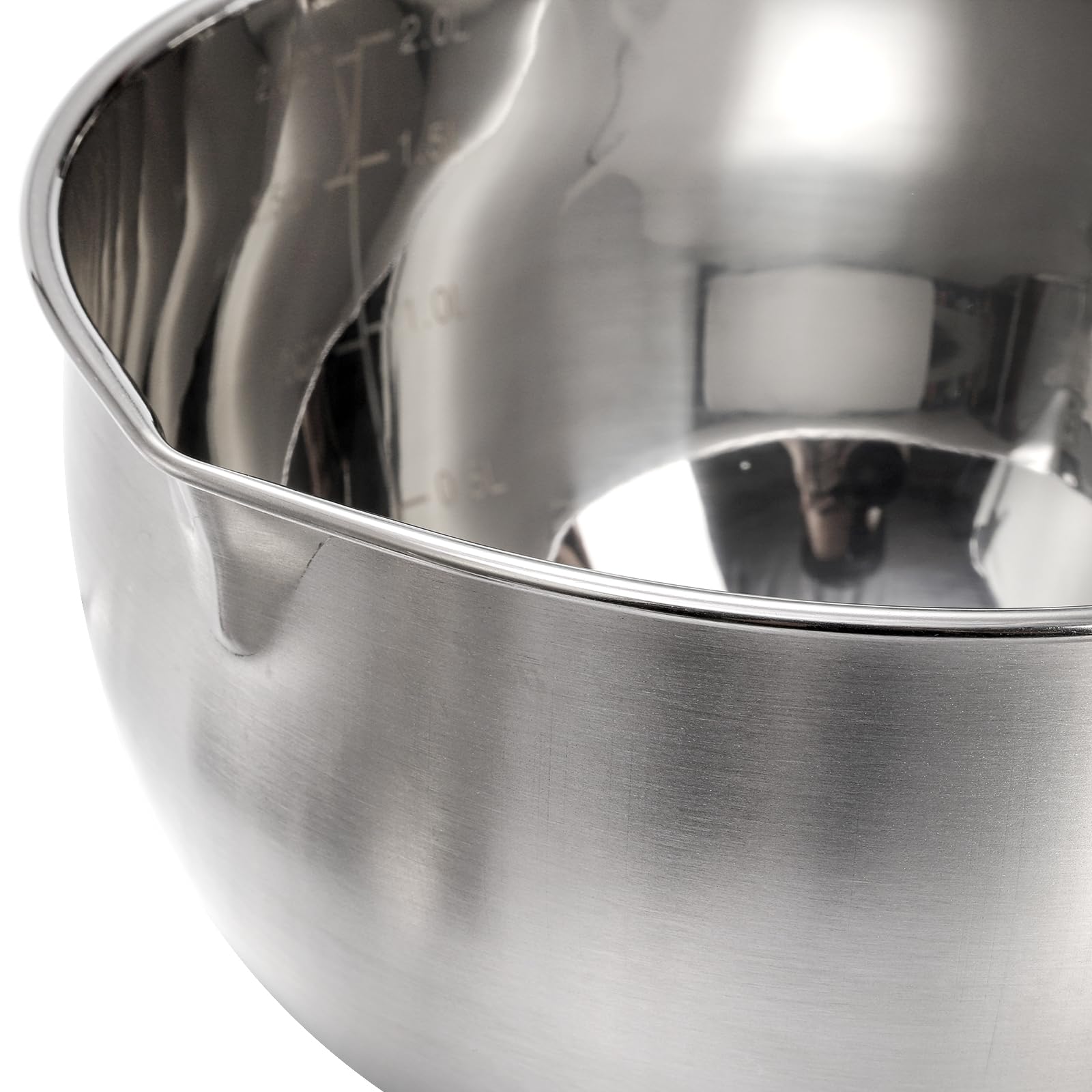 ZENFUN Double Boiler Pot Set with Silicone Spatula, 2000ML/1.8QT Chocolate Melting Pot with 2800ML/2.54QT Stainless Steel Pot, Candy Melting Pot, Chocolate Melter for Butter, Caramel, Cheese, Wax,