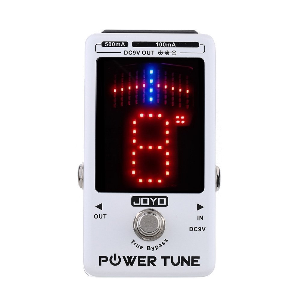 JOYO JF-18R Power Tune Tuner Pedal True Bypass with 8 Channel Low Noise Isolated DC 9V Power Output Multi Power Supply Effect