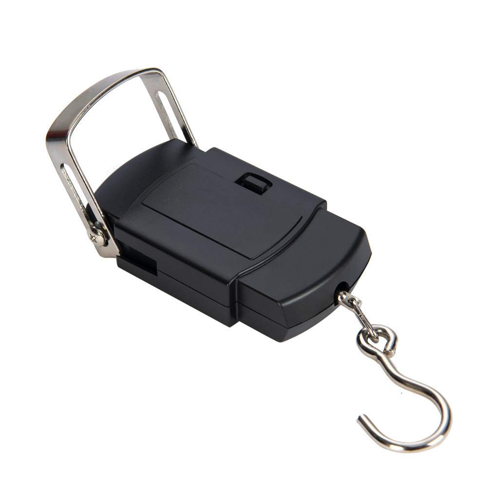 Hyindoor Portable Luggage Scale 50kg/110lb Electronic Digital Suitcase Weight Scale Travel Bag Hanging Weighing Scale