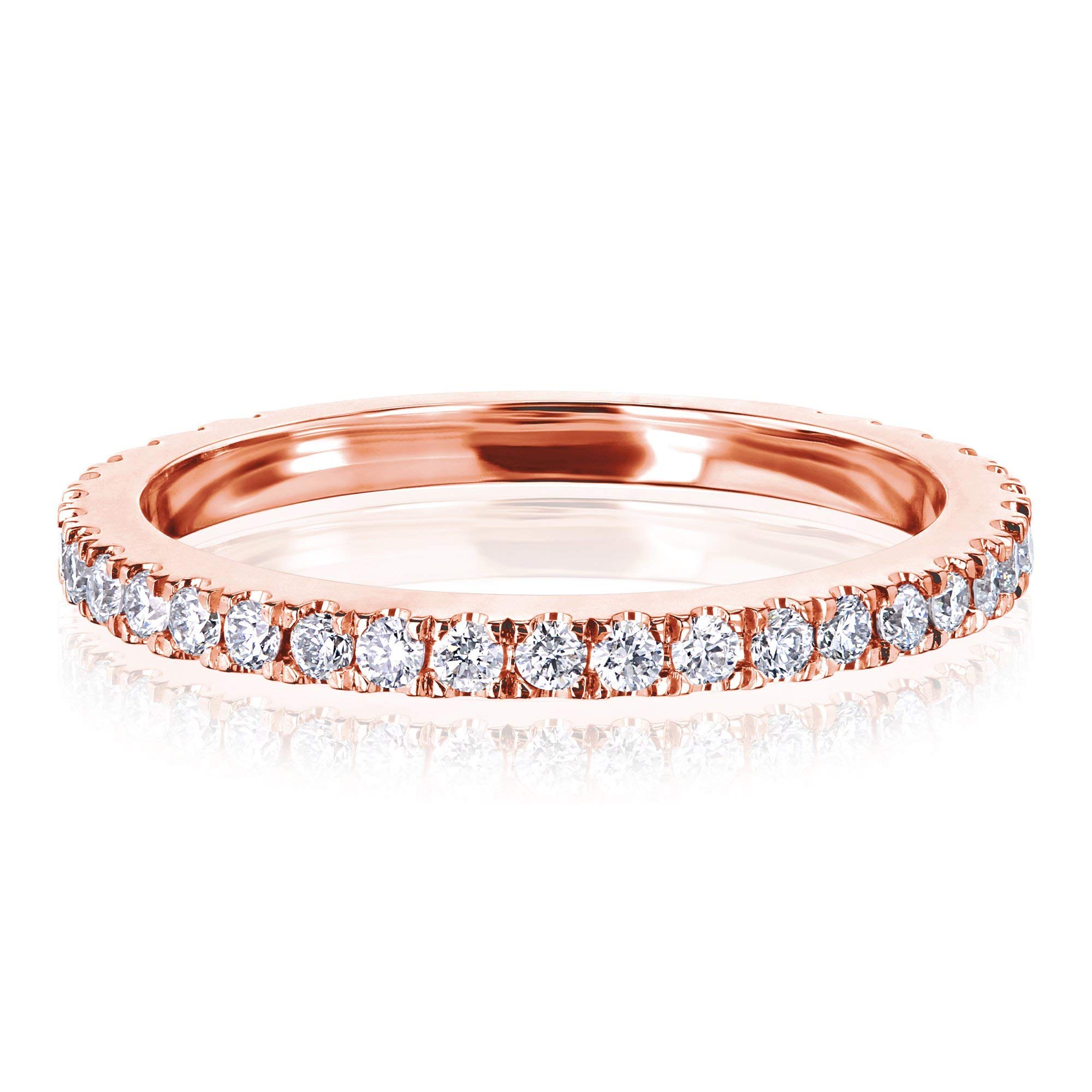 Kobelli Lab Grown Diamond Near Eternity Ring - white-gold / 4.5