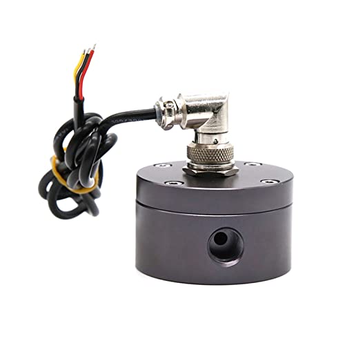 ROFEI 1/4" 3/8" 1/2" Oval Gear Flowmeter Aluminum Alloy 1.75Mpa Oil Flow Sensor Sensor Suitable for Gas Stations DC5~18V (Size : 1/4")