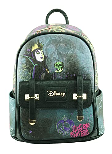 Wondapop Disney Evil Queen 11" Vegan Leather Fashion Mini Backpack